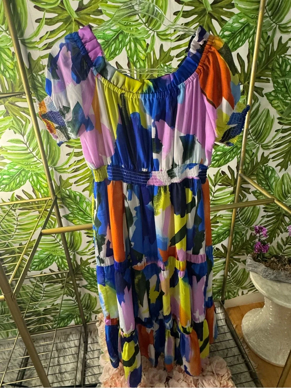 Her Destiny | Dresses | Her Destiny Light Blue Maxi Dress With Navy ...